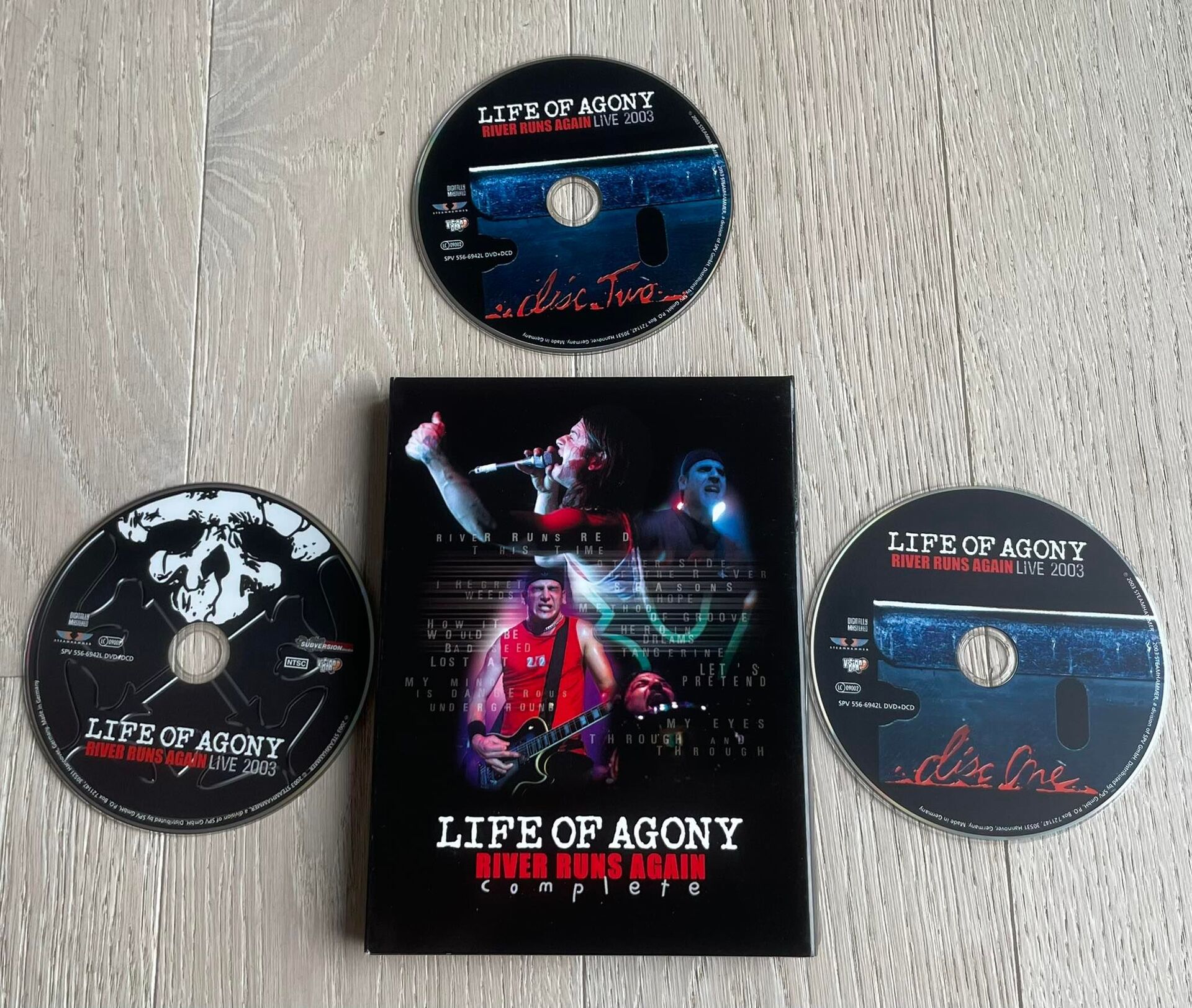 Life Of Agony River Runs Again 2xCD DVD - Raamatugalerii