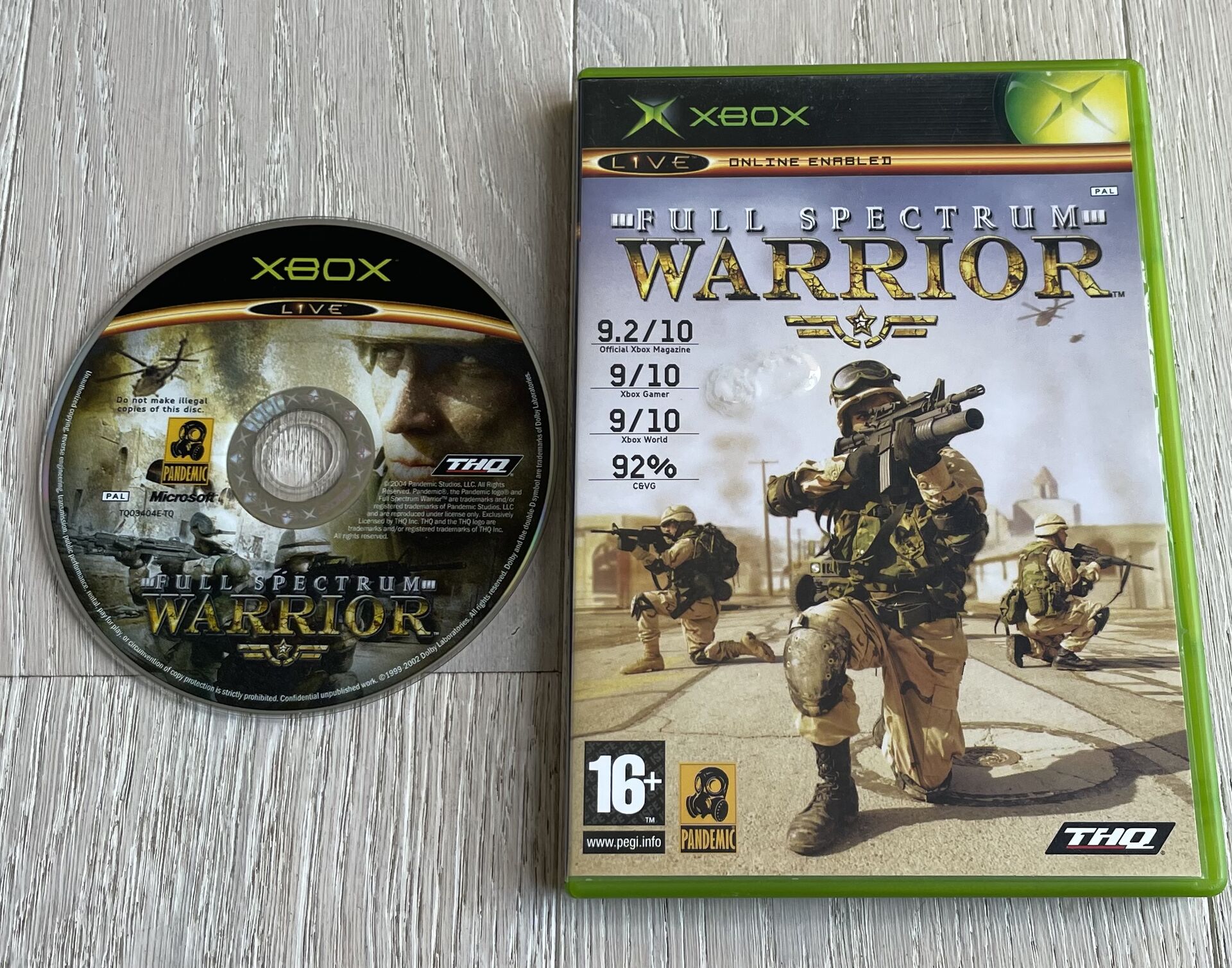 XBOX Full Spectrum Warrior - Raamatugalerii